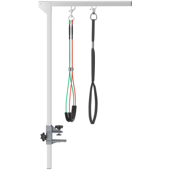 Potence Toilettage Aluminium Pliable Chien Réglable avec Sangle Argent ...