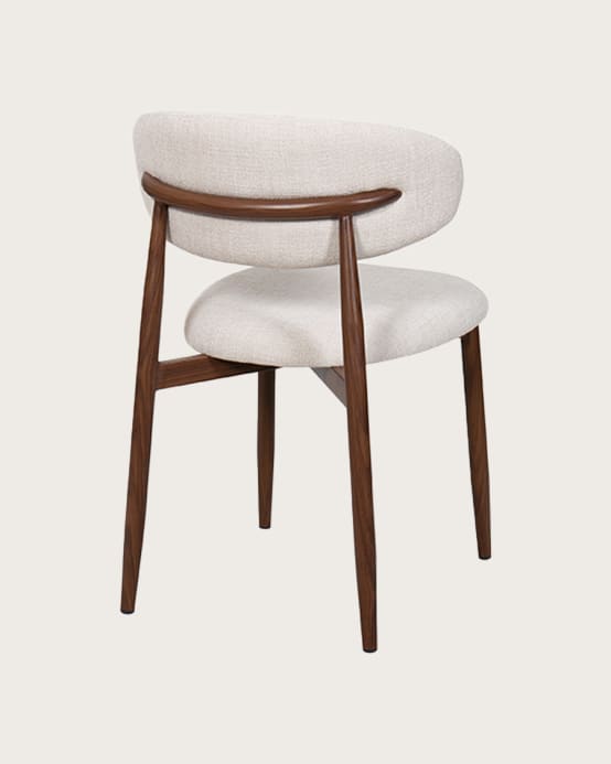 Kerin - Lot de 2 chaises en tissu et pieds métal - UNIQKA - Jardiland