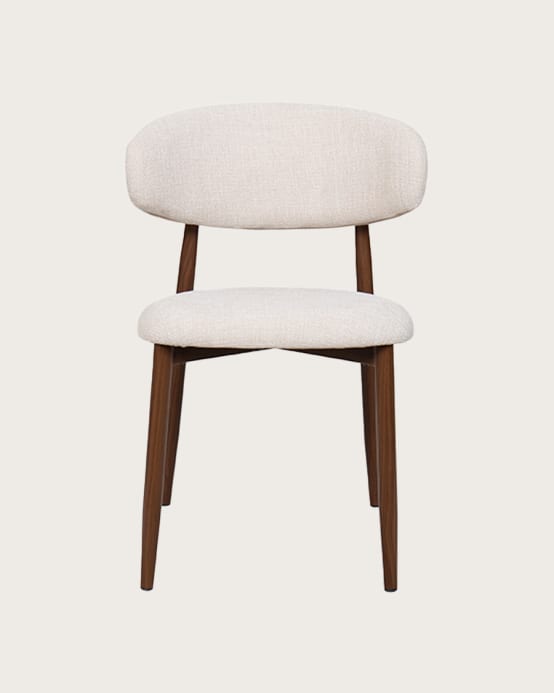 Kerin - Lot de 2 chaises en tissu et pieds métal - UNIQKA - Jardiland