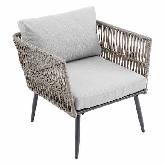 Ensemble de meubles de jardin avec coussins, canapé double, deux ...