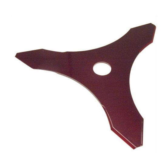 Lame droite professionnelle pour débroussailleuse 3 dents L:300 ép.:3 - Jardiland