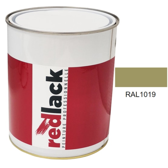 Peinture Beige gris RAL 1019 Mat multisupport 3L Redlack - Jardiland