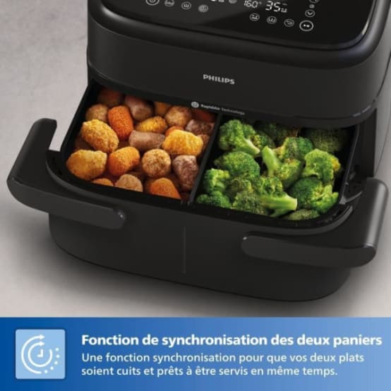 Friteuse Electrique sans huile PHILIPS - Airfryer XXL NA351/00 ...