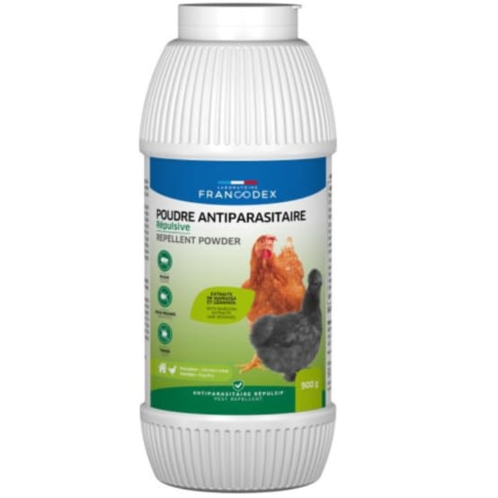 Poudre Antiparasitaire répulsive 900 g, pour volaille. - Jardiland