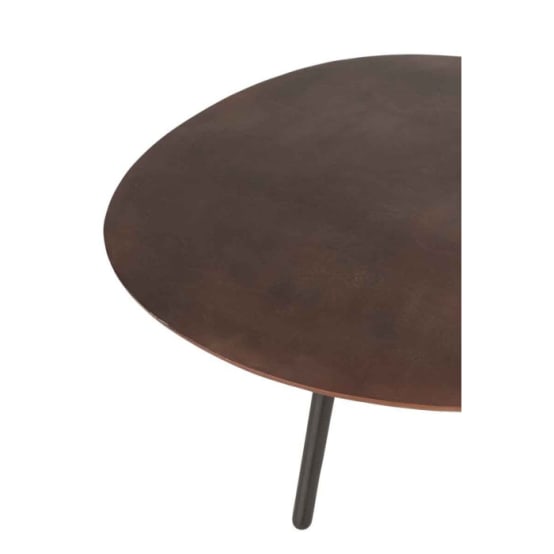 Table Basse Design "Goutte" 120cm Marron - Jardiland