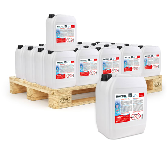 Chlore liquide 48° Bayzid® - Bidon de 12,5 KG (10 L) pour piscine ...