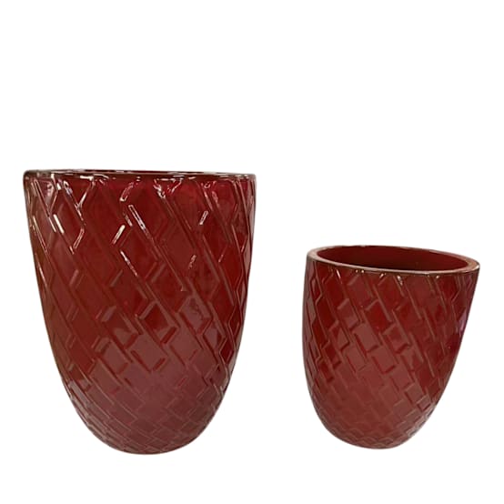 ZEUS pot grande taille d'extérieur fait main en terre cuite émaillée ...