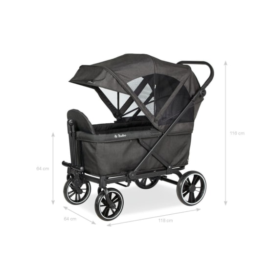 Chariot Enfant Pliable Cruiser Noir - Transport Pratique et Élégant ...