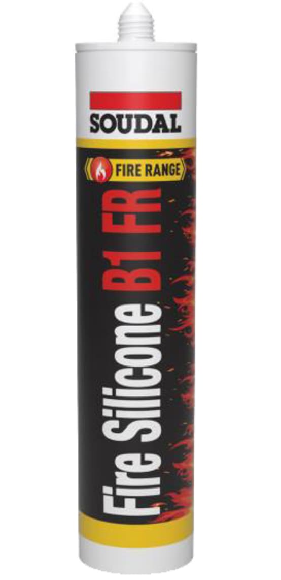Mastic Fire Silicone B1 FR gris 300ml - SOUDAL - 147412 - Jardiland