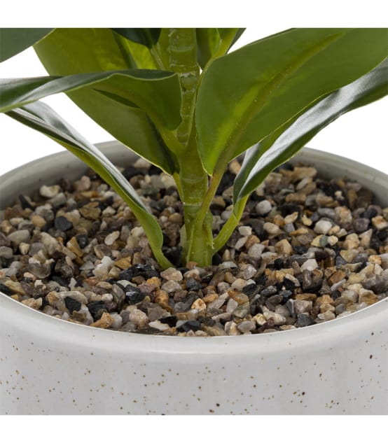 Plante verte artificielle pot en céramique H 30 cm - Jardiland
