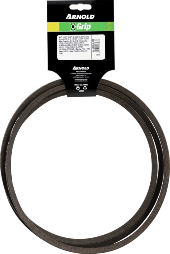 Courroie trapézoïdale X-Grip V de type 4L950 Arnold - Jardiland
