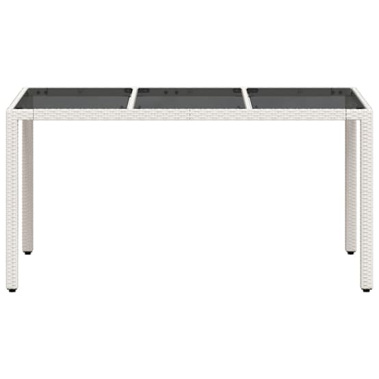 Grande Table à Manger Blanche 150x90cm pour 6 Couverts, Structure ...