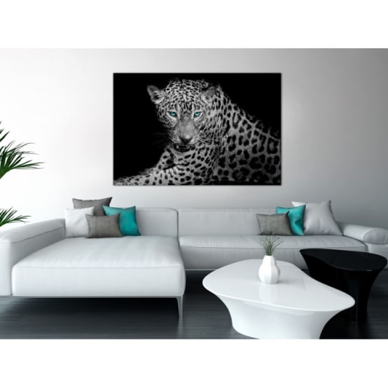 Tableau Imprimé "Leopard Portrait Wide" 80 x 120 cm - Jardiland