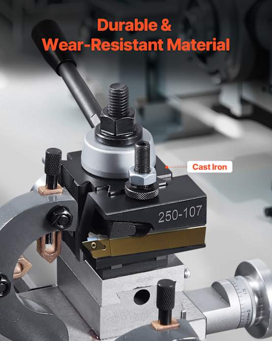 Ensemble 8 poteaux à changement rapide pour tour 152,4-305 mm. Porte ...