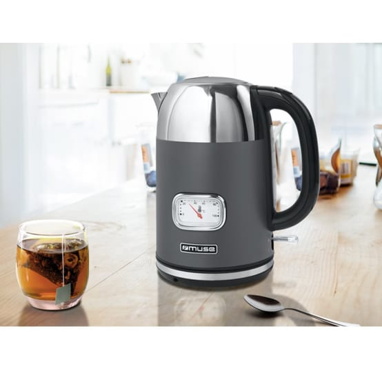 Bouilloire sans fil MUSE MS-020 DG - indicateur de température de l'eau - 2200W - Filtre ...