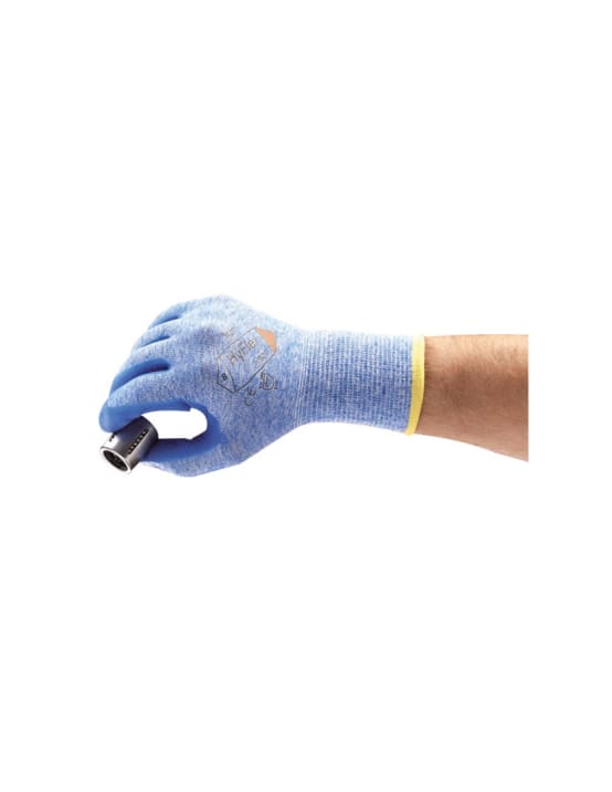 12 Gant Hyflex 11-920 Grip End. Nitrile S/supp. Nylon Bleu Lg 220-270 T8 - Jardiland