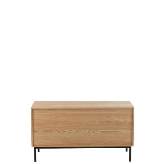 Meuble TV Cannage "Kory" 120cm Naturel - Jardiland