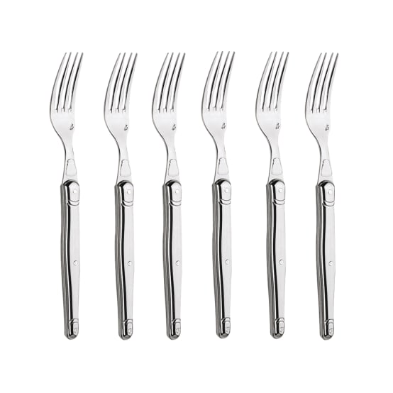 Coffret 6 fourchettes de table Laguiole en inox - Jardiland
