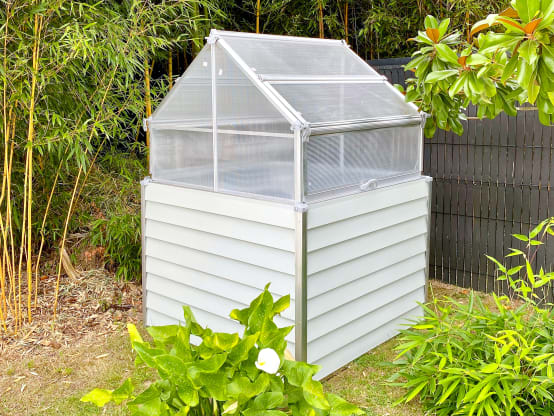 Mini-serre de jardin STRETTO double en acier galvanisé - CITY GARDEN ...
