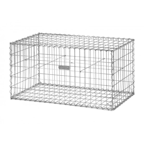 Gabion renforcé fil 4 mm à spirales - Gris galvanisé - Jardinex - Jardiland