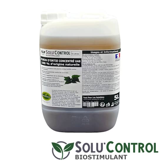 Purin d’Ortie Naturel Solu’Control UAB – 5L – Produit Végétal – Stimule ...