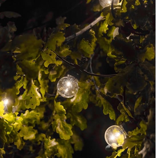 Guirlande Solaire PARTY Transparent PVC 11.4M - Jardiland