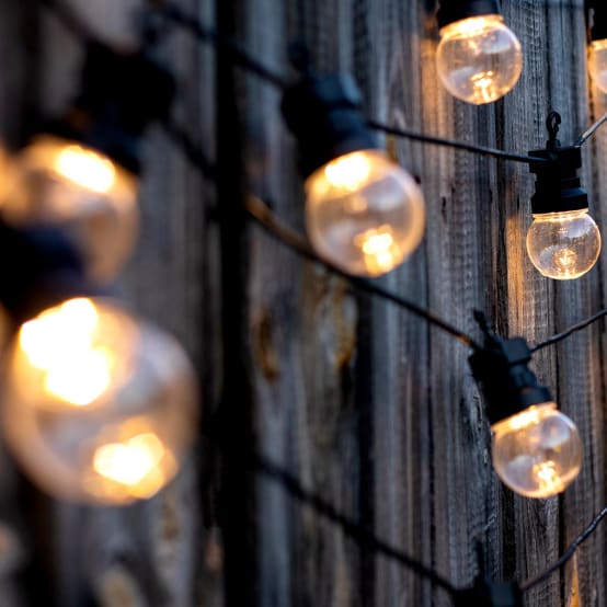 Guirlande Solaire PARTY Transparent PVC 11.4M - Jardiland