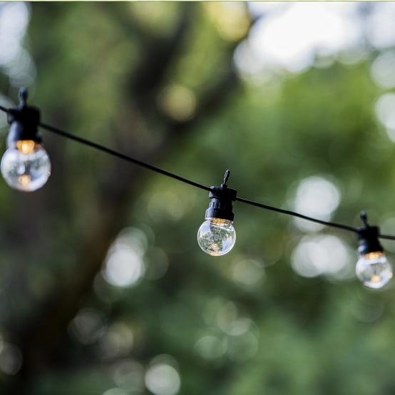 Guirlande Solaire PARTY Transparent PVC 11.4M - Jardiland