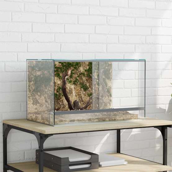 Terrarium avec stockage Transparent 50 x 30 x 30 cm Verre vidaXL ...