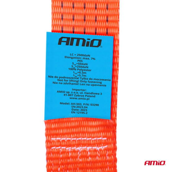 Sangle Attache A Cliquet 5000kg 50mm 6m - Jardiland