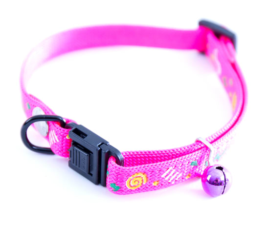 Collier Carnaval rose - 10 mm 25/35 cm - L.6 x l.1,2 cm - Jardiland