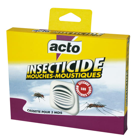 Cassette insecticide mouches-moustiques 20 g - ACTO - Jardiland