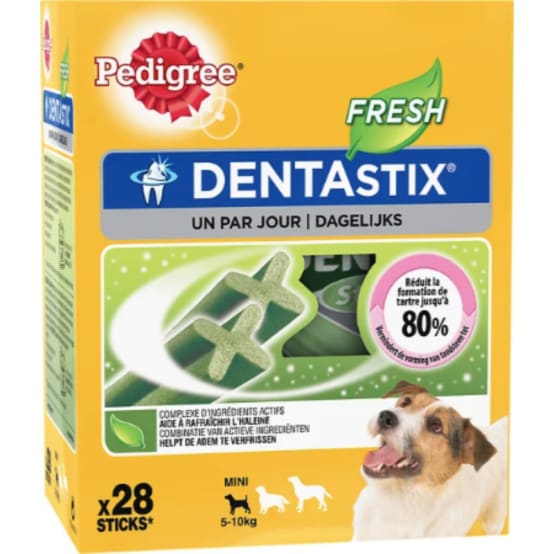 Pedigree Dentastix Fresh para perro pequeño 28 palitos - Jardiland