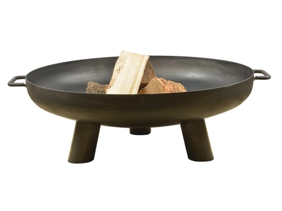 Brasero redondo acero negro L 80 cm H 25 cm – ESSCHERT DESIGN - Jardiland