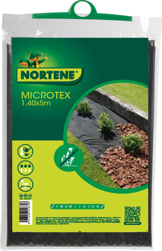 MICROTEX Paillage micro alvéolé résistant noir 1,40x5m - Jardiland