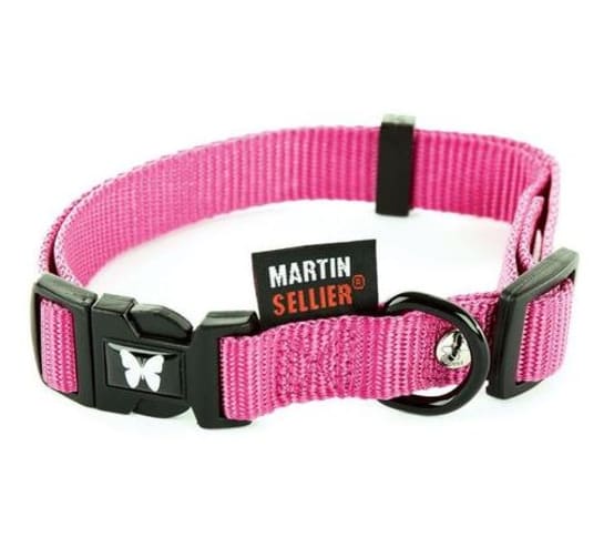 Collier réglable Nylon Rose - MARTIN - Jardiland