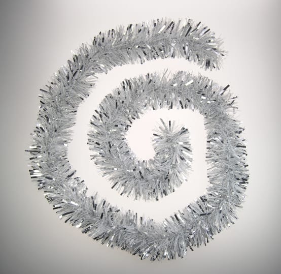 Guirlande scintillante coloris blanc et argent L.200 cm - Jardiland