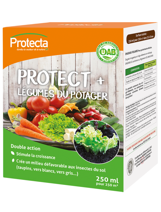 Protecta - Engrais inorganique légumes potager Protect+ - 250 ml ...