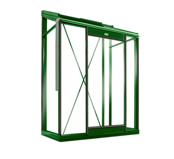 ACD Pro - Invernadero Prestige Miccolo 2 en aluminio y vidrio 1,22 m2 ...