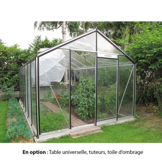 Invernadero de Jardín de Aluminio y Vidrio R307H HT - ACD PRO - Jardiland
