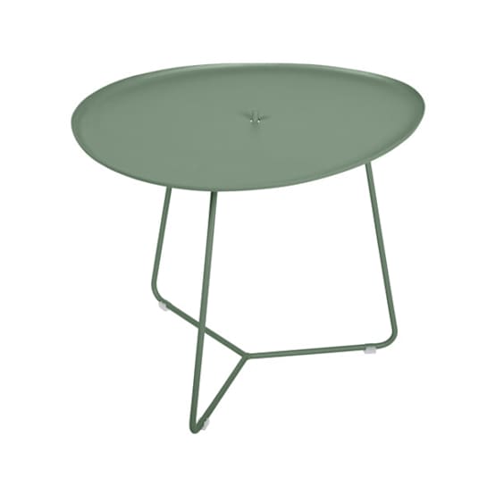 Table basse de jardin ronde acier cactus Cocotte Fermob - Jardiland