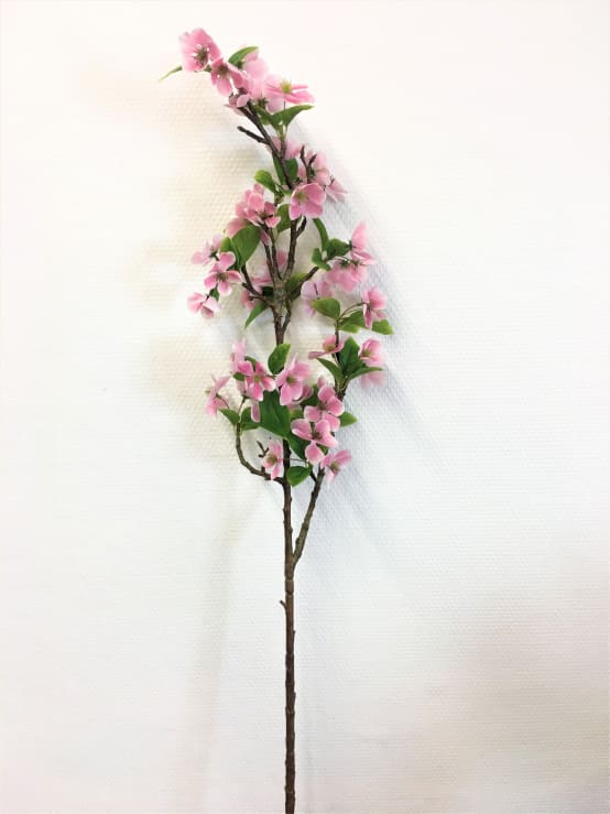 Tige fleurs de cerisier rose artificielle 96 cm - Jardiland