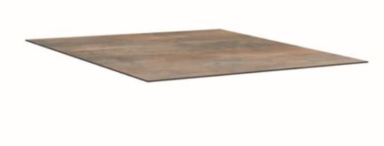 Tablero de mesa biselado HPL Ferro L.90 x W.90 x H.1,3 cm - Jardiland