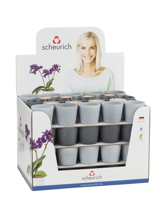 Mini Cache-Pot Nature Stone - SCHEURICH - Jardiland