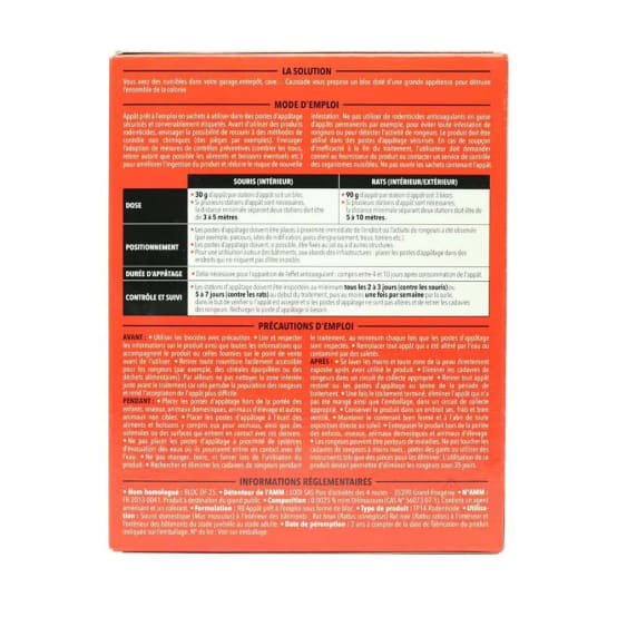 Bloque anti-ratón y anti-ratón gran apetencia 180g – CAUSSADE - Jardiland