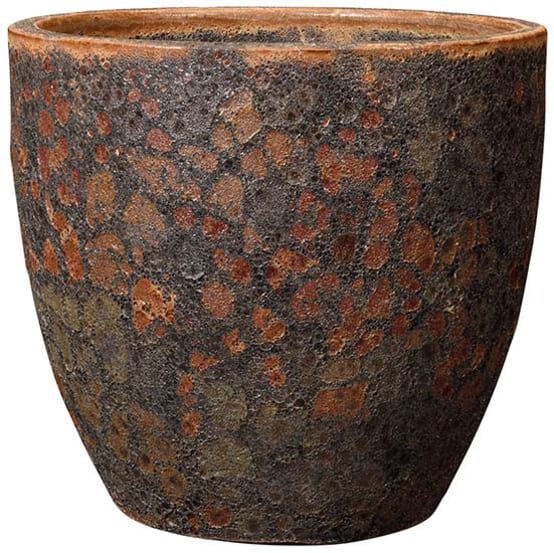 Vase émaillé Abysse Ø 36 cm H 32 cm - DEROMA - Jardiland