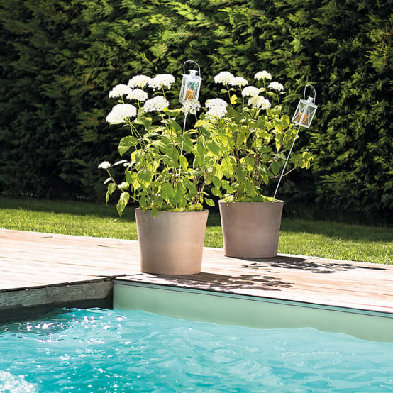 Deroma - Pot Cilindrico Grafite Ø.30 x H.25,8 cm - Jardiland