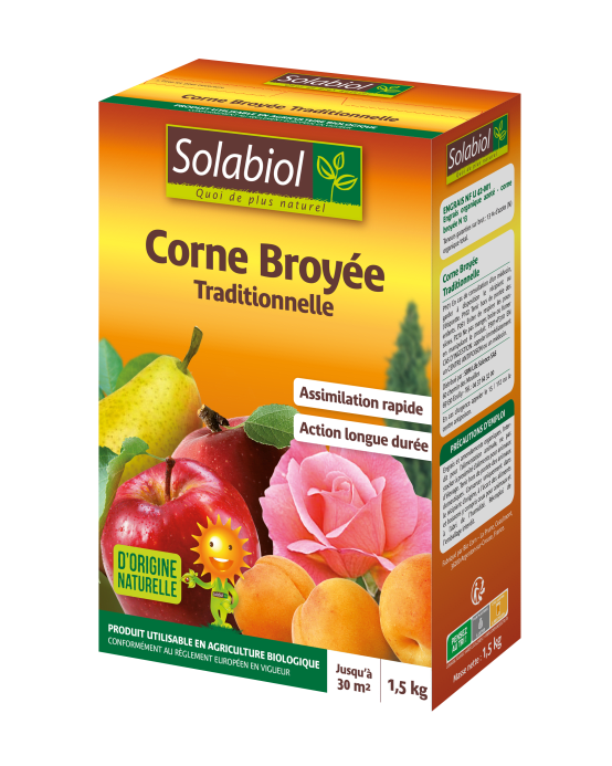Corne Broyée Fertilizante 1,5 Kg – SOLABIOL - Jardiland