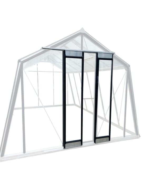 Porte Metro en alu laquée pour serre Prestige - ACD - Jardiland