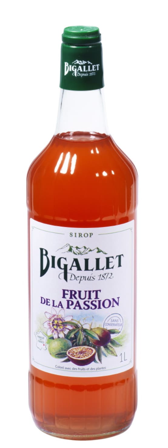 Sirop fruit de la passion 1 L Bigallet - Bigallet - Jardiland
